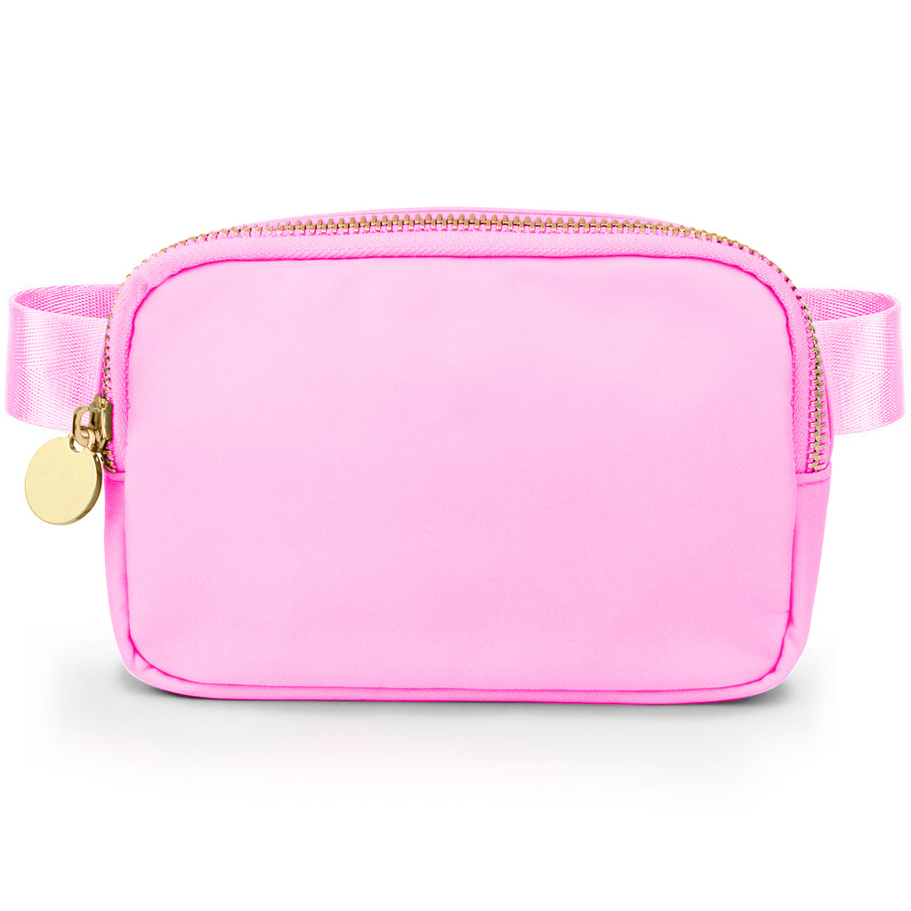 Nylon Belt Bag Hot Pink Fanny Pack For Women Crossbody Bag Waist Pack ...